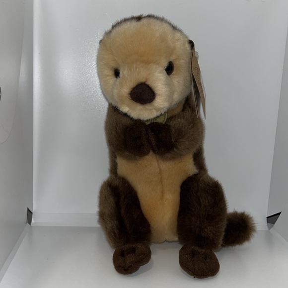 Miyoni | Toys | Nwt Aurora Miyoni Sea Otter Stuffed Animal Plush Lifelike Detail Brown Inches ...